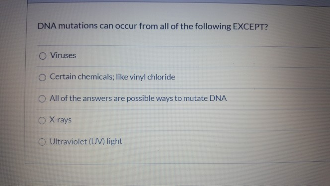 Solved Which enzyme is responsible for cleaving DNA? O | Chegg.com