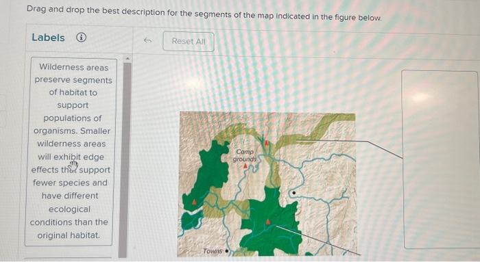 Solved Drag and drop the best description for the segments | Chegg.com