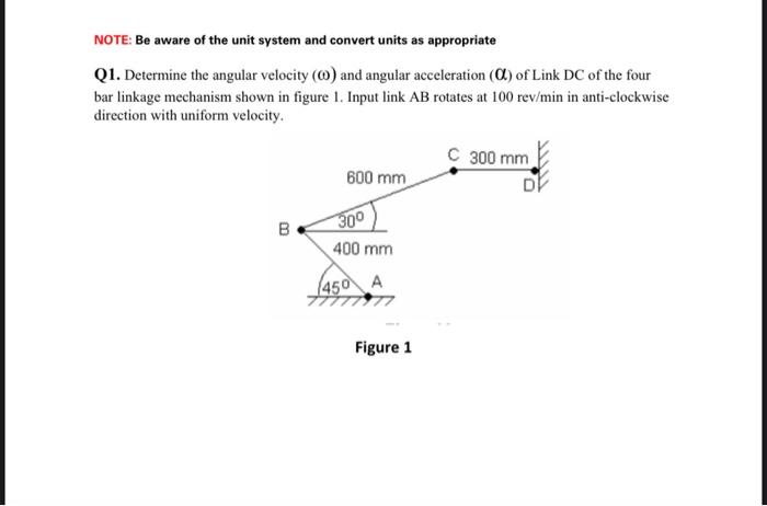 Solved NOTE: Be aware of the unit system and convert units | Chegg.com