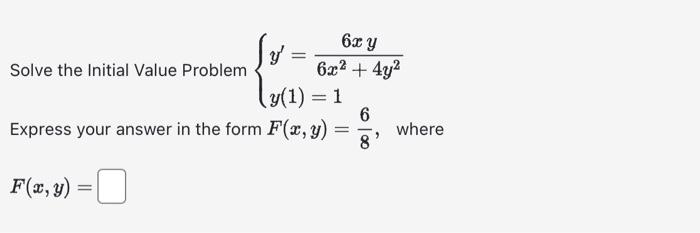 Solve the Initial Value Problem. | Chegg.com