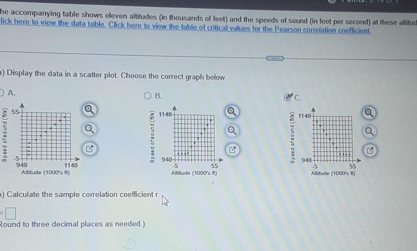 (b) Calculate the sample correlation coefficient r. | Chegg.com
