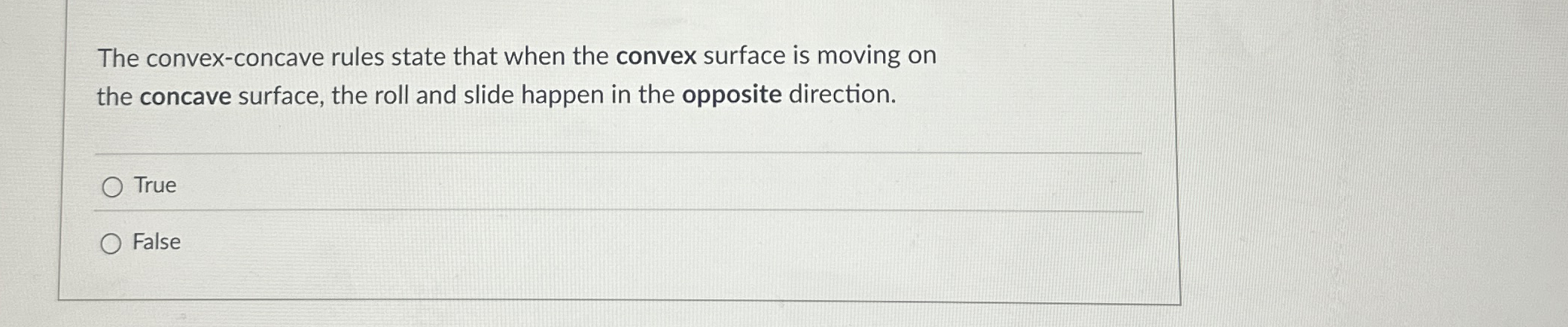 Solved The convex-concave rules state that when the convex | Chegg.com