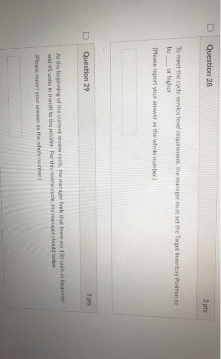 Solved Problem statement (Inventory Management) A retailer | Chegg.com