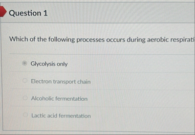 Solved Question 1Which of the following processes occurs | Chegg.com