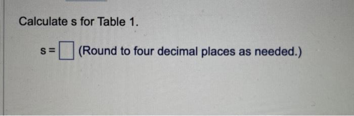 Solved Data tableCalculate SSE, s2, and s for the least | Chegg.com