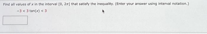 Solved Find all values of x in the interval [0, 27] that | Chegg.com