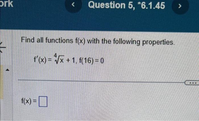 Solved Find all functions f(x) with the following | Chegg.com