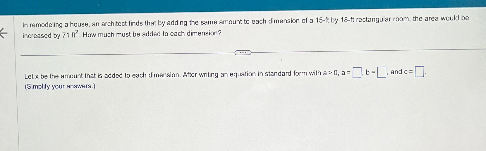 Solved In remodeling a house, an architect finds that by | Chegg.com