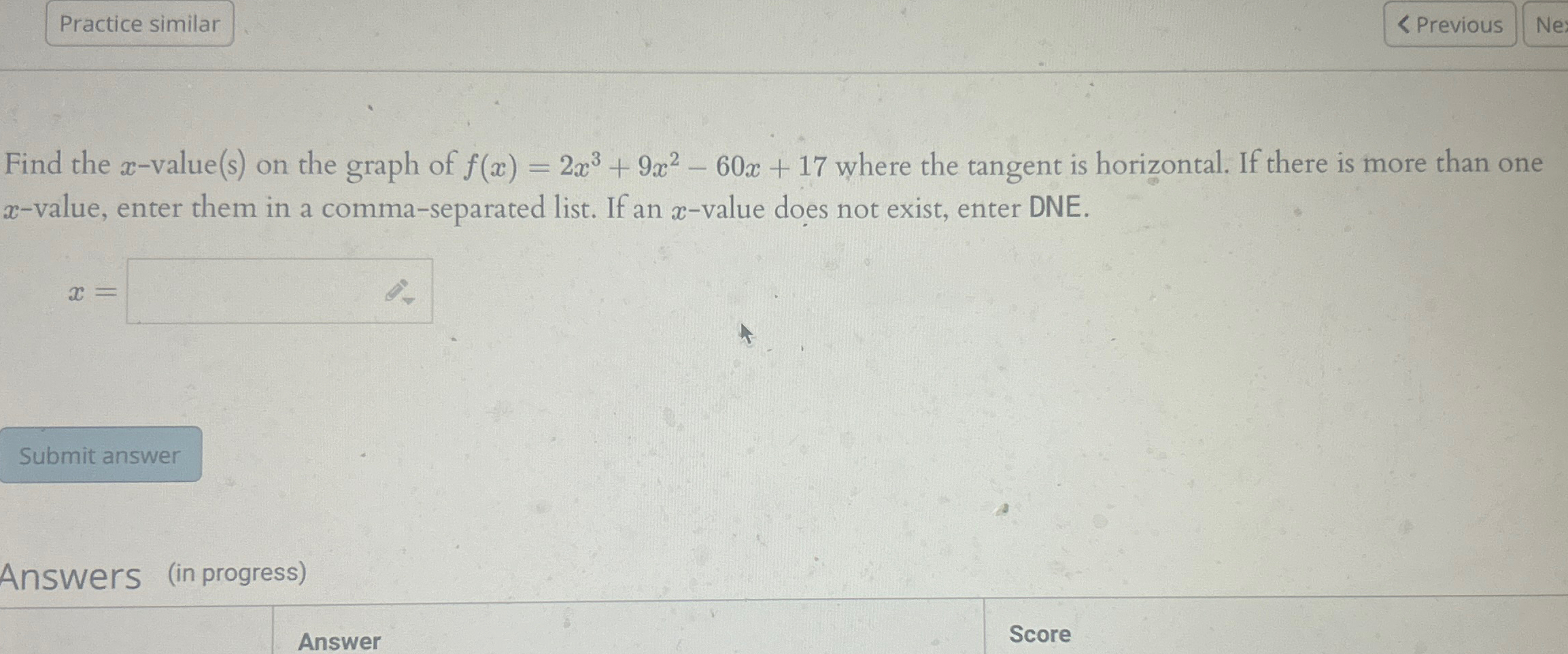 Solved Find the x-value(s) ﻿on the graph of | Chegg.com