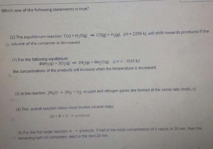 Solved Identify the overall reaction given the mechanism | Chegg.com