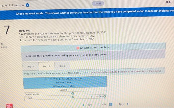 Solved Exercise 2-12 (Algo) Financial statements and closing | Chegg.com