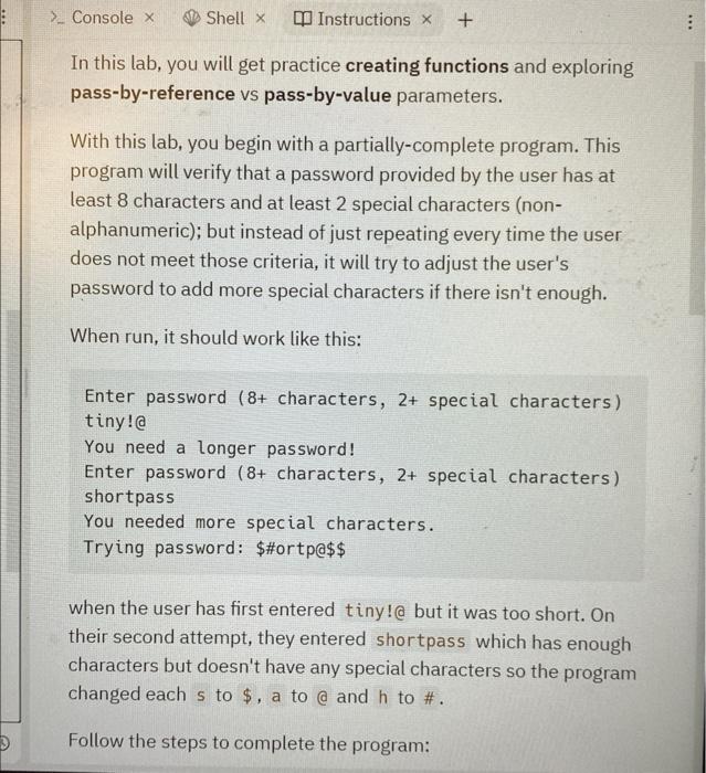 Solved In This Lab You Will Get Practice Creating Functions