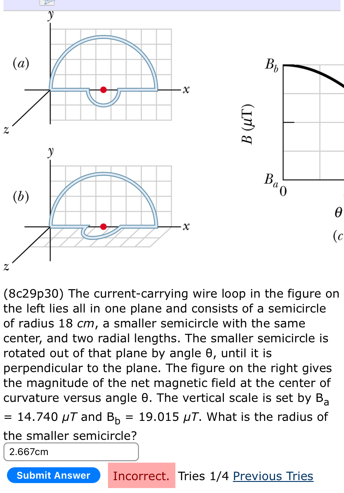 Solved (8c29p30) ﻿The current-carrying wire loop in the | Chegg.com
