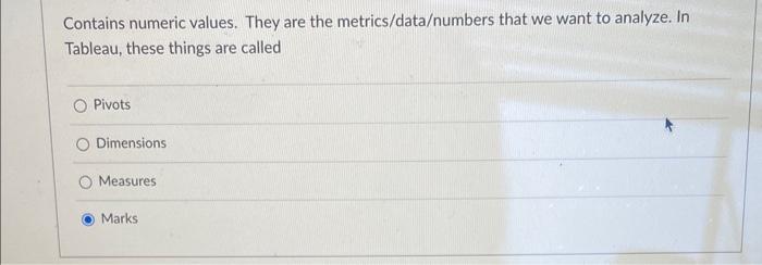 Solved Contains numeric values. They are the | Chegg.com