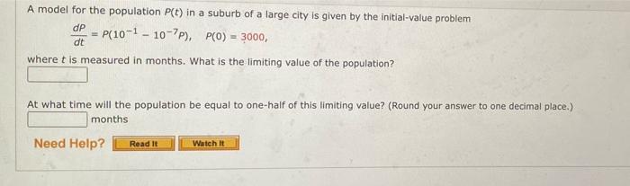 Solved The number N(t) of people in a community who are | Chegg.com
