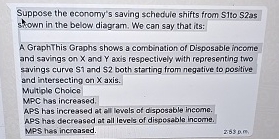 Solved Suppose the economy's saving schedule shifts from | Chegg.com