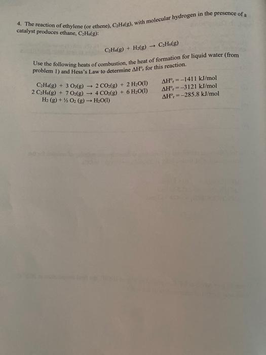 Solved Heat of Combustion: Magnesium Pre-Lab Questions I. la | Chegg.com