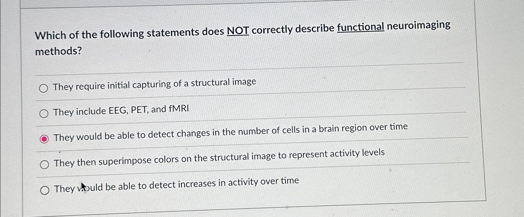 Solved Which of the following statements does NOT correctly | Chegg.com