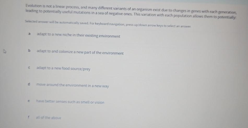 Solved Evolution is not a linear process, and many different | Chegg.com