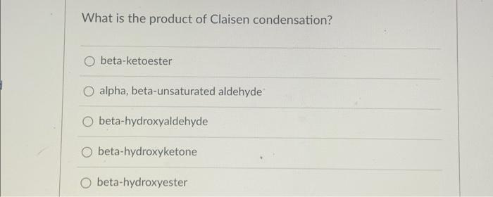Solved What is the product C? (1) NaOEt (1) NaOEI (2) H20, | Chegg.com