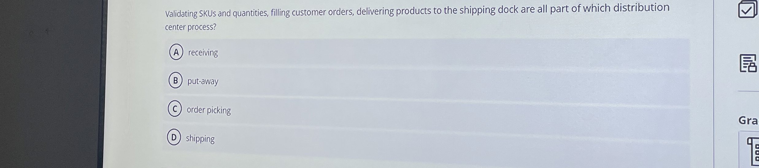 Solved Validating SKUs and quantities, filling customer | Chegg.com