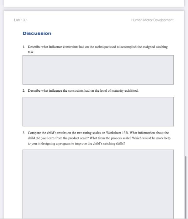 Evaluating Fundamental Object-Control Skills Lab | Chegg.com