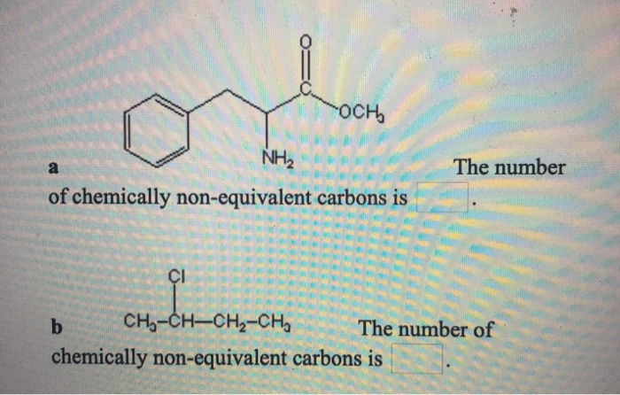 Solved How many kinds of chemically non-equivalent carbons | Chegg.com