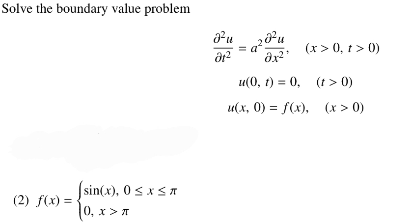 Solved Solve the boundary value | Chegg.com