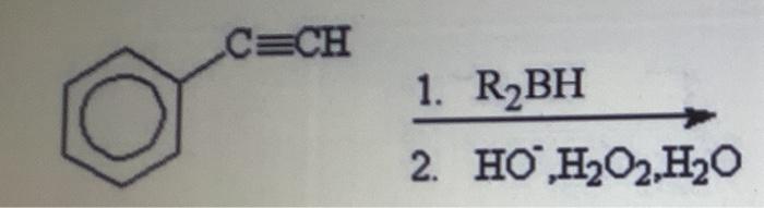 Solved CECH 1. R2BH 2. HO ,H2O2, H20 | Chegg.com