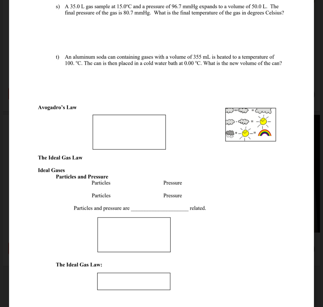 Solved s) ﻿A 35.0L ﻿gas sample at 15.0°C ﻿and a pressure of | Chegg.com