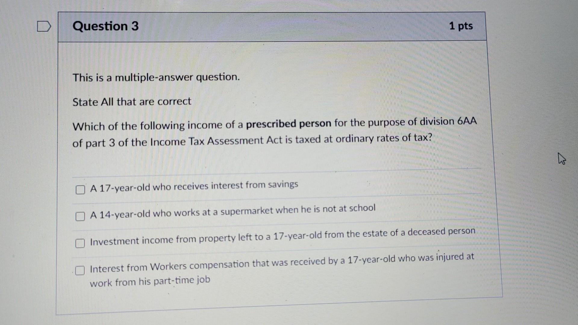 This is a multiple-answer question. State All that | Chegg.com
