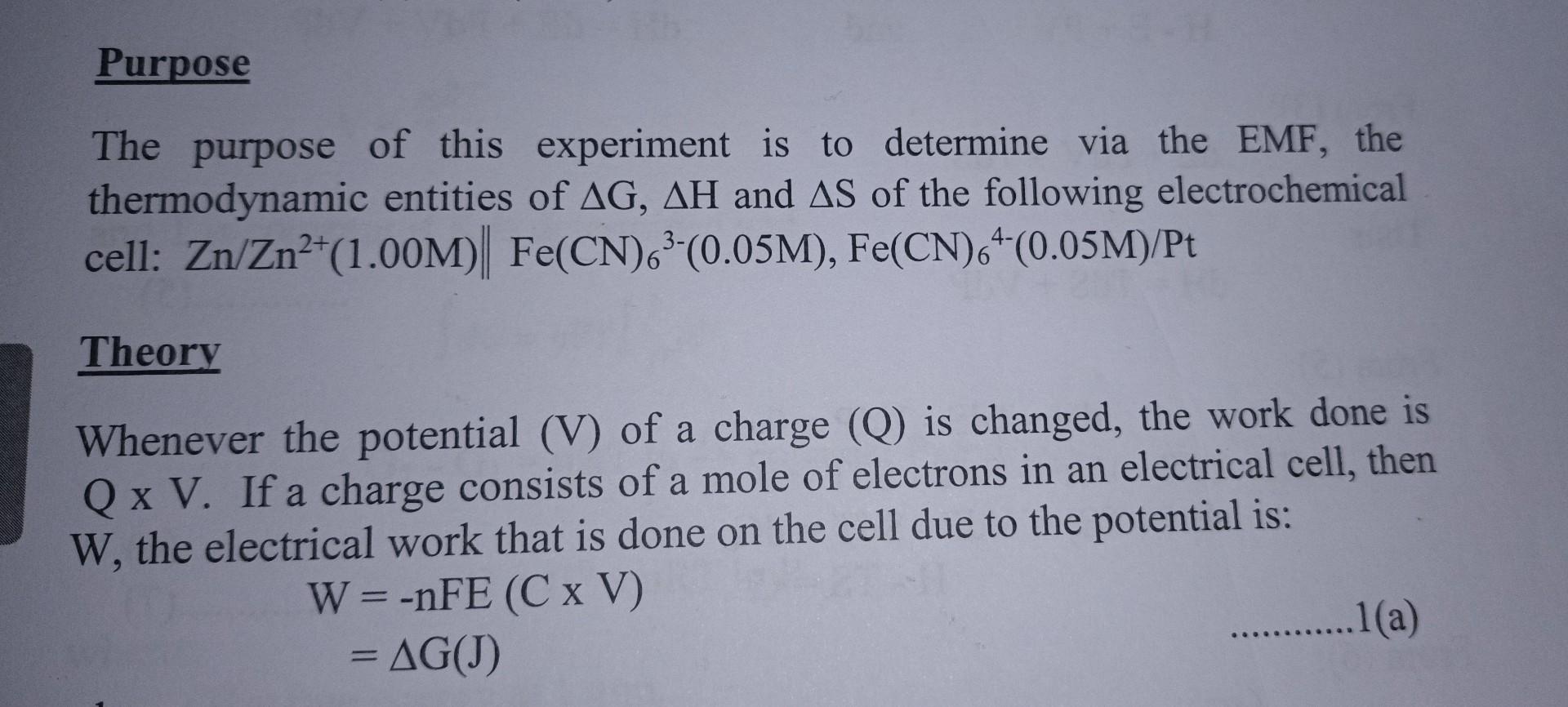 1) Plot a graph (Graph 1) of EMF (V) against T(K) on | Chegg.com