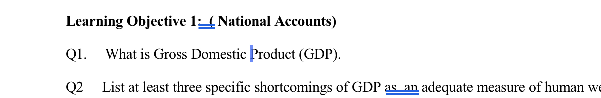 Solved Learning Objective 1: National Accounts)Q1. What is | Chegg.com Solved Learning Objective 1: National Accounts)Q1. What is | Chegg.com