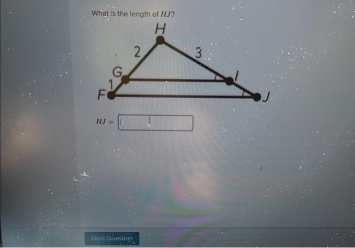 Solved What is the length of HJ? | Chegg.com
