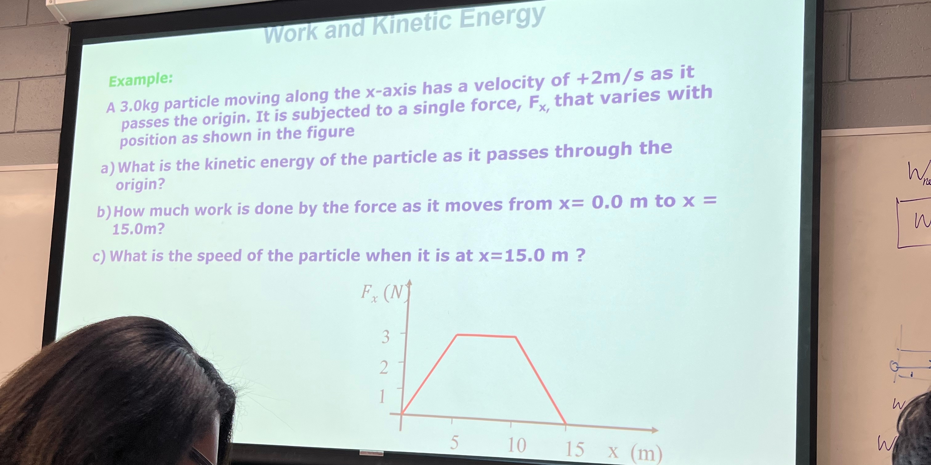 Solved Work and Kinetic EnergyExample:A 3.0kg particle | Chegg.com