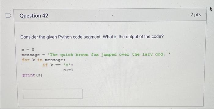 Solved Question 45 What loop construct in Python is the best | Chegg.com