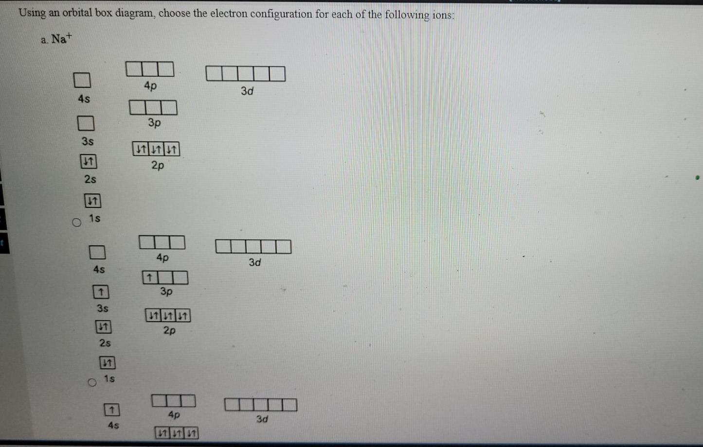 Solved Using Spdf Noble Gas Notation Write The Electron
