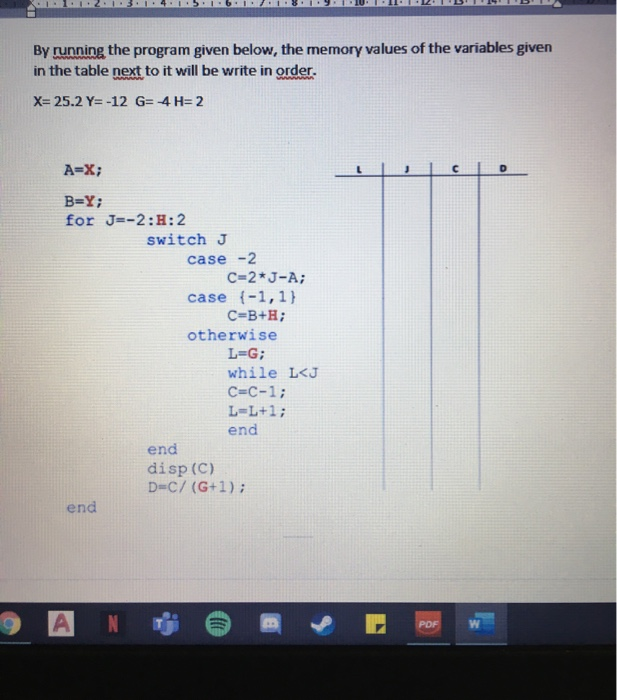 Solved By running the program given below, the memory values | Chegg.com