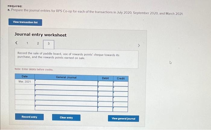 Solved Real People Sporting (RPS) Co-op introduced a loyalty | Chegg.com