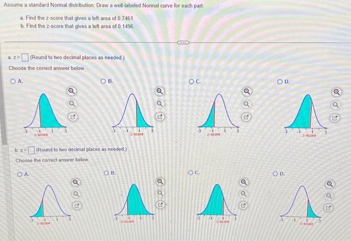 Solved Assume a standard Normal distribution: Draw a | Chegg.com