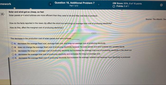 Solved How do the facts reported in the news clp allect the | Chegg.com