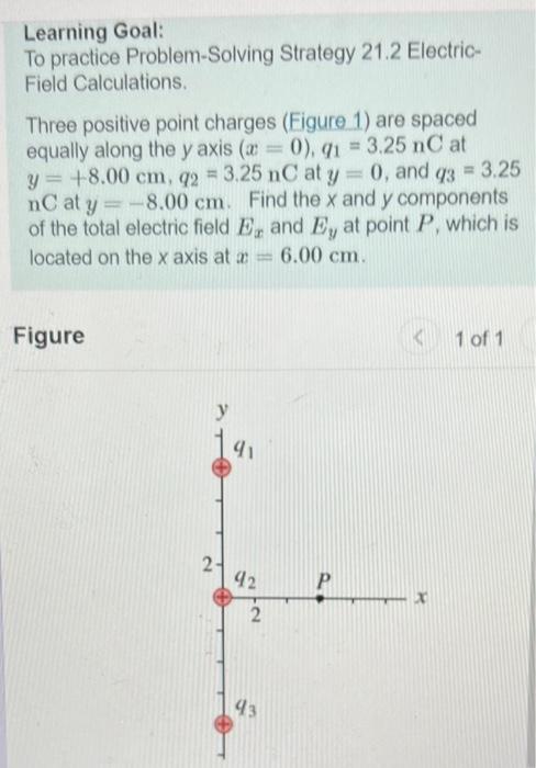 Solved Learning Goal: To practice Problem-Solving Strategy | Chegg.com