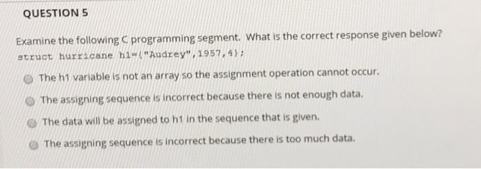 Solved Examine the programming segment given below. What is | Chegg.com