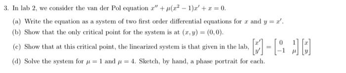 :) Hello! I am having trouble with this Diff EQ | Chegg.com