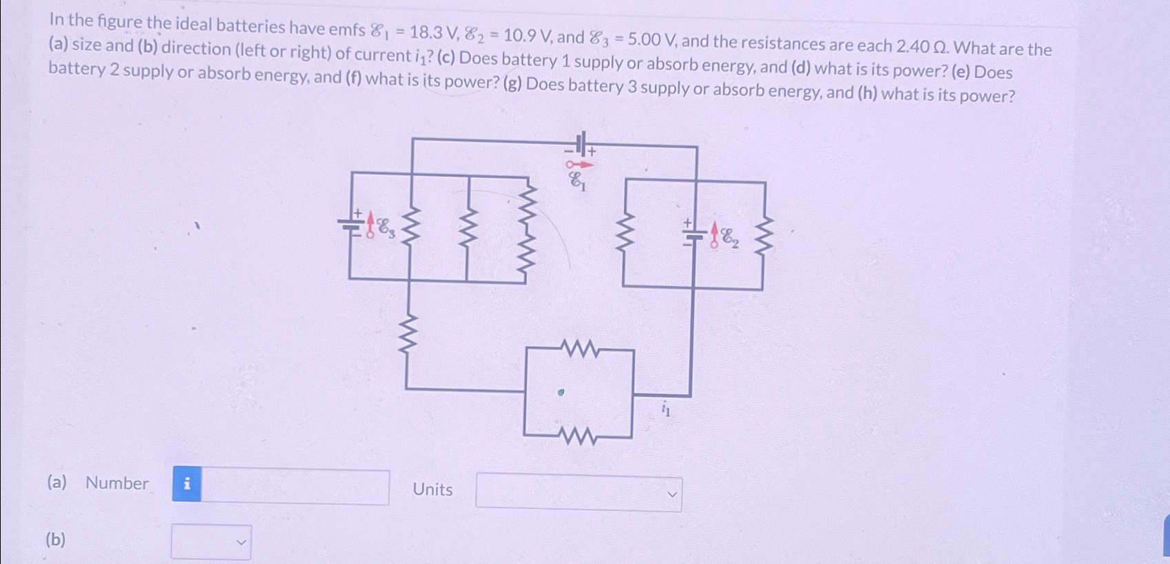 Solved In the figure the ideal batteries have emfs | Chegg.com