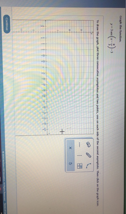 Solved Graph the function. y = 3 secx -3 To draw the graph, | Chegg.com