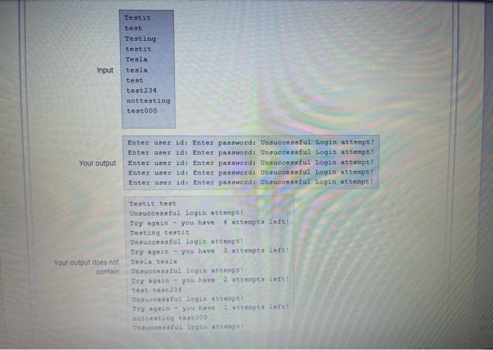 Solved Please Correct The Current Code For The Following 4467