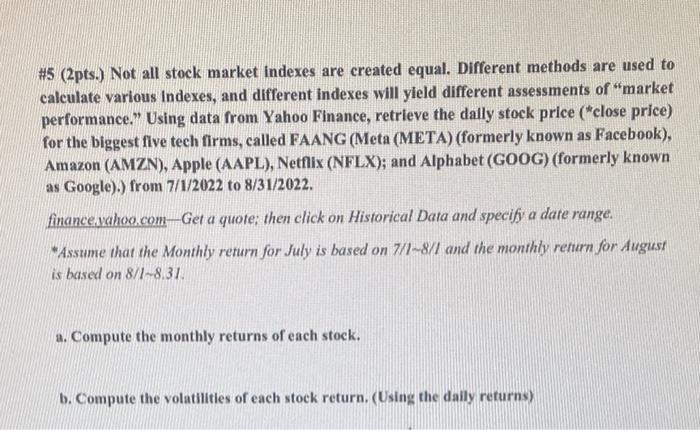 Solved A. Compute the monthly returns of each stock.B. | Chegg.com Solved A. Compute the monthly returns of each stock.B. | Chegg.com