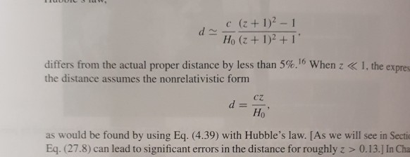 Solved On a single graph, plot the luminosity distance, the | Chegg.com