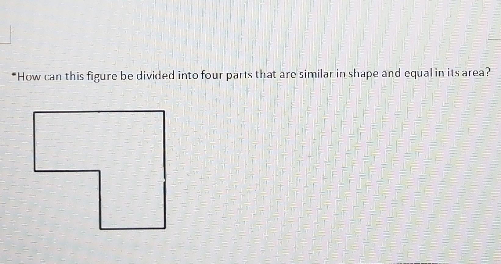 Solved *How can this figure be divided into four parts that | Chegg.com